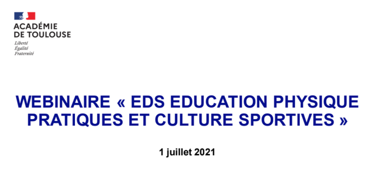 EDS EPPCS (Enseignement de spécialité « Education Physique, Pratiques et Culture Sportives ...